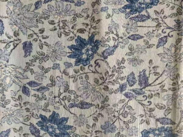Quality Rayon Slubbed Elastic Fabric Print For Clothes for sale