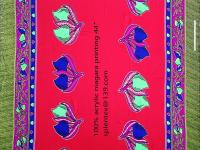 Quality Vibrant Acrylic Niagara Print Fabric : The Perfect Material For Tropical Sarongs for sale