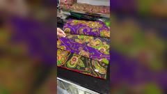 100% wool print scarf fabric 2