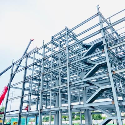 China Sustainable Low Carbon Steel Frame Office Building Prefabricated ODM for sale