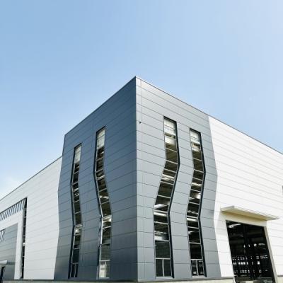 China Industrial Steel Prefab Buildings Office Wind Resistant Eco Friendly OEM for sale