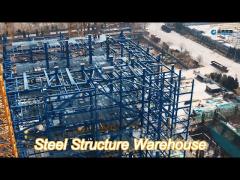 recyclable prefab steel structure warehouse portal frame building