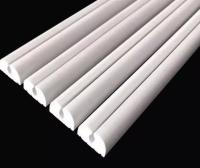 China Silicone Material Die Ejection Rubber Strip Arched For Diemaking for sale