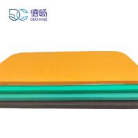 China Green Ejection Rubber EVA Rubber Sheet, Foam Rubber Padding Shore A 40 Degree for sale