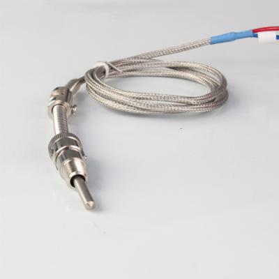 China Pt100 RTD K Type Thermocouple Temperature Probe Screw Thread Connection for sale