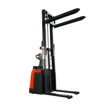 중국 표준 마스트가있는 CDD15P-LI 스탠드 온 팔레트 스태커 판매용