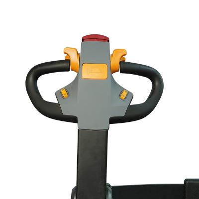 China CDD16P-Li / CDD20P-Li Stand-On Pallet Stacker With Wide-View Mast for sale