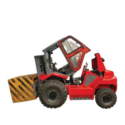 China FD30RT4 & FD35RT4 4-Wheel Drive Rough Terrain Forklift for sale