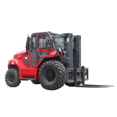 China FD30RT4 & FD35RT4 4-Wheel Drive Rough Terrain Forklift for sale