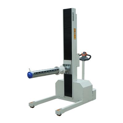 China SINOLIFT CDD1019BF 1 Ton Electric Single-Arm Push-Pull Cart 1.95m Lifting Height Roll Material Handling Trolley for sale