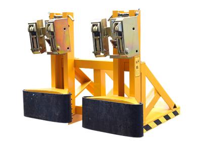 China DG1200D Fork Mounted Grip Grab Attachments Double Drums Double Eager-Grip Loading Capacity 600KgX2 for sale