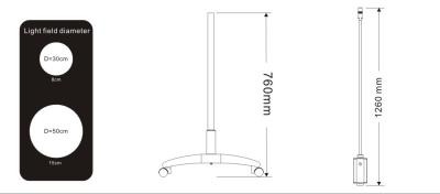 China LED spot examination lamp, focusable light, focus adjustable KS-Q5 wall mounted for sale