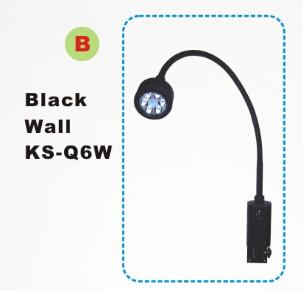 China LED examination light,surgical light,medical light KS-Q6 black wall mounted,6W for diagnositc on animals for sale