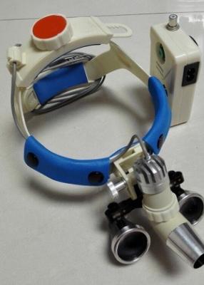 China Veterinary LED headlamp medical light KS-H3M 2.5x magnification glass for Veterinary operation for sale