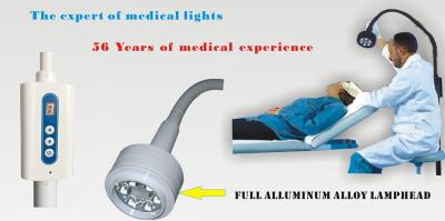 China Minston Medical LED Examination Lamp Ks-Q6d with 7 Level LED Display Brightness Control Black Color Table Clamp for sale