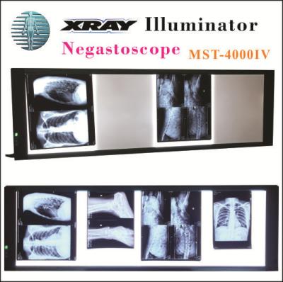 China Upgrade LED X-ray Negatoscope Mst-4000IV Four Panels with 7 Level LED Display Brightness Control for sale