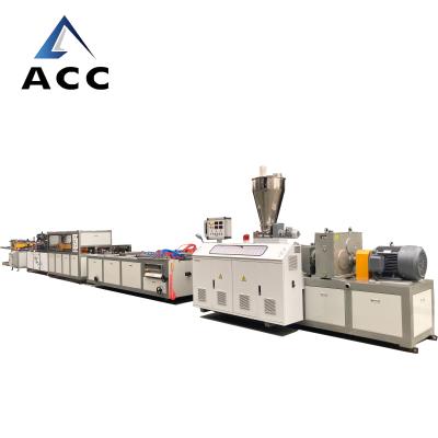 China WPC Panel Plastic Sheet Extrusion Machine 260kg/H 1.5mm Thickness For Door And Window for sale