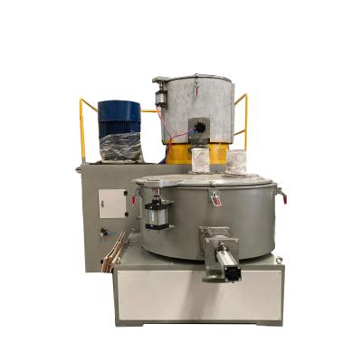 China Mezcladora de materia prima plástica de 55kw, acero inoxidable, 1000 kg/h, para resina de PVC en venta