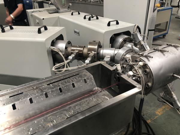 Quality Customized Plastic Coating Extruder Steel Wire Core Extrusion Coating Machine 90 for sale