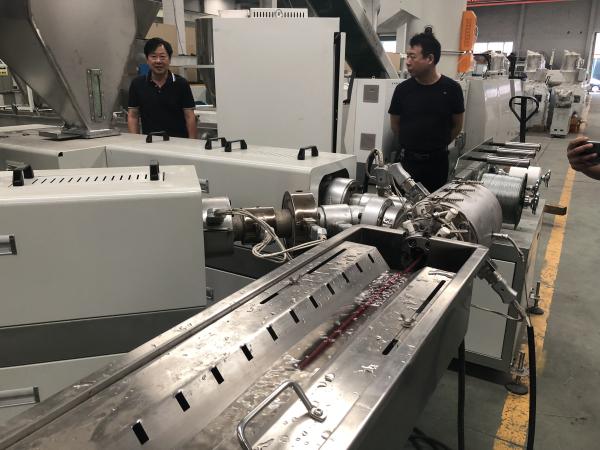 Quality Customized Plastic Coating Extruder Steel Wire Core Extrusion Coating Machine 90 for sale