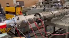 High Speed PE Pipe Extrusion Line PCL Control 380V 50Hz Single Screw PE Pipe Production Line
