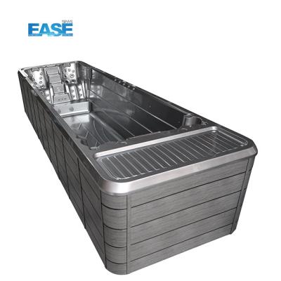 China 35 Jets Acrylic Swimming Pool Outdoor Whirlpool Endless Swim Spa Pool for sale
