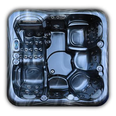China 5 People Outdoor Freestanding Massage Spa Hot Tubs With Wireless Bluetooth Music for sale