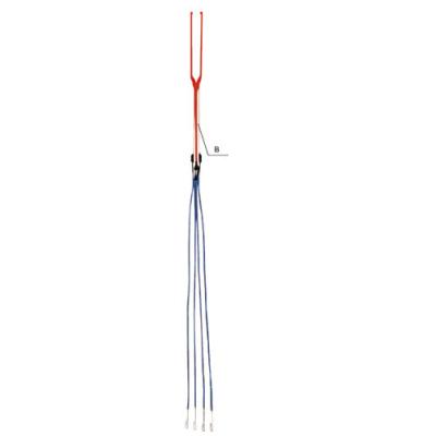 China 780mm Length Leno Heald Wire PBO22075 Jacquard Loom Parts for sale