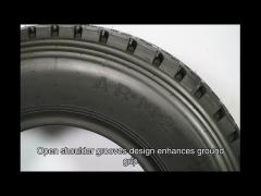 11.00R20 AR1121 WITH ZIGZAG PATTERNS PRODUCED WITH THAILAND RUBBER USED ON MIXED ROAD