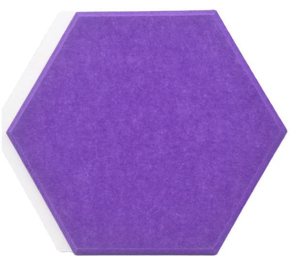 Quality Hexagon Polyester Fiber Customized Acoustic Panels Sound Absorbing Felt Panels for sale