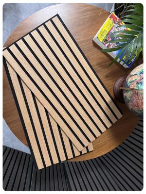 China 2400 x 605 mm Houten akupanel aanpasbaar voor thuisconferentiezaal Theater Te koop