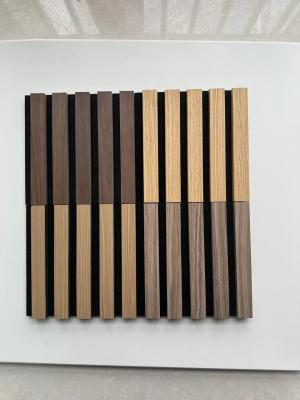 China MDF Hout Akupanel geluidsdicht Oogvangend Ontwerp In Walnoten Eiken Finer Kleur Te koop