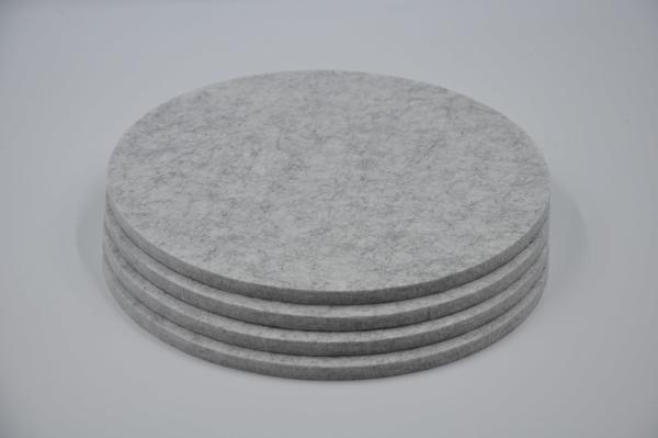Quality Customized PET Round Acoustic Panels Soundproofing Board For Wall And Ceiling for sale