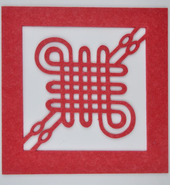Quality PET Hollow Out Carved Acoustic Panels For Soundproofing Glue Installation Customized for sale