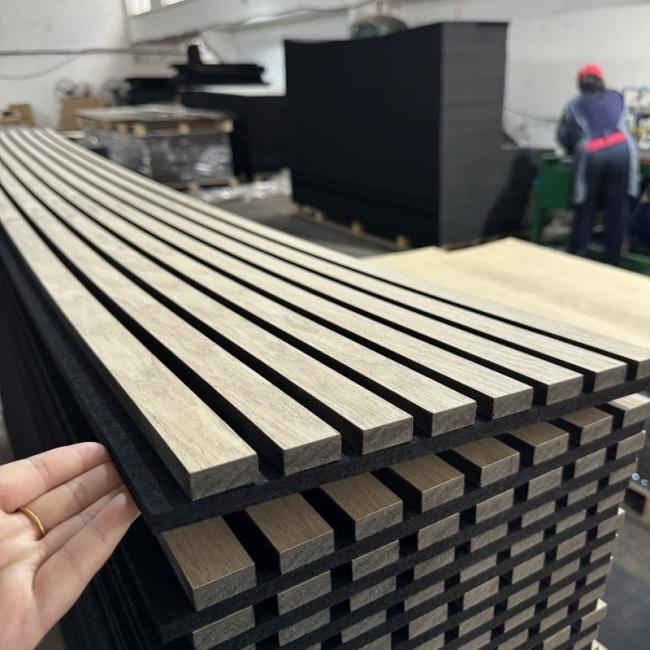 Sound Proof Acoustic Wooden Acoustic Slat Wall Panel