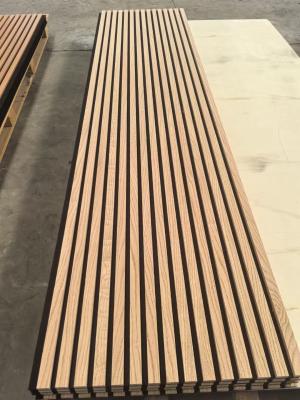 China Upgrade Projects Home / Conference Room / Theater Soundproofing Akupanel Wooden Slat Acoustic Wall Panels for sale