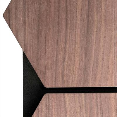 China Modern 3D design of sound-insulating hexagonal soundproof wall panels for sound insulation for sale