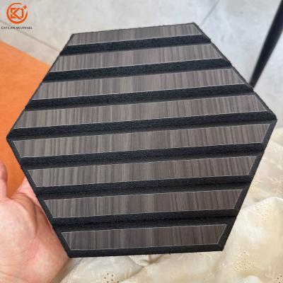 중국 육각형 흡음 패널 방음 MDF 목재 베니어 벽 패널 방음 보드 방음 제조업체 판매용