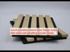21mm Natrual Wood Veneer Wooden Grille Acoustic Wall Panel Solid Wood MDF