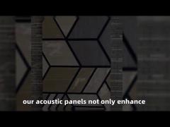 10 mm PET houten fineer akoestische panelen Slat akoestisch decoratief paneel Geen MDF