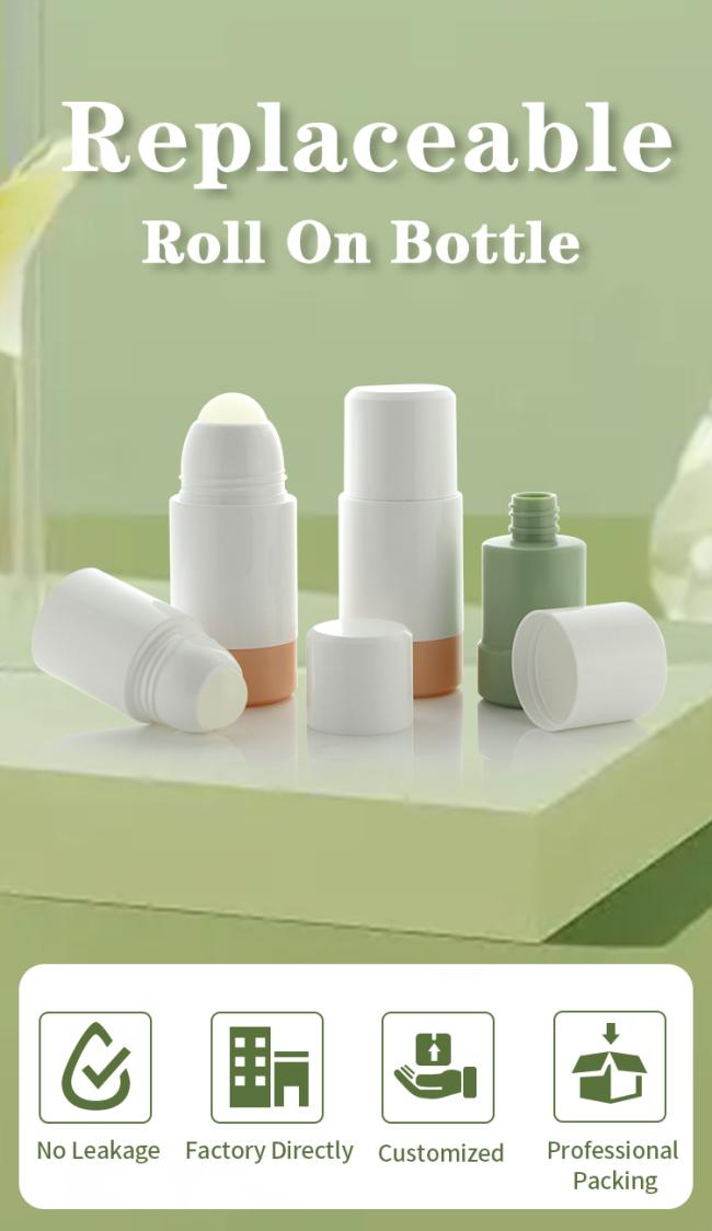 Roll-on bottle application example