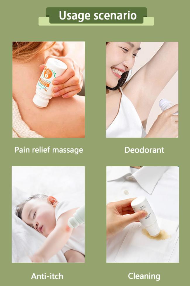 Roll-on bottle packaging