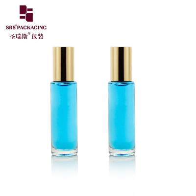 China Leak Proof Glass Bamboo Roll On Bottle 15ml Capacity Customizable Color Logo Anti Acne Skincare Roll On for sale