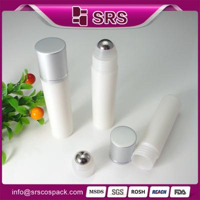 China 100% no leakage plastic roll on deodorant packaging with metal roller ball 30ml for sale