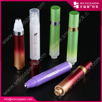 China 1/3oz 10ml empty eye gel bottle eye cream container eye essence packaging with roller ball for sale