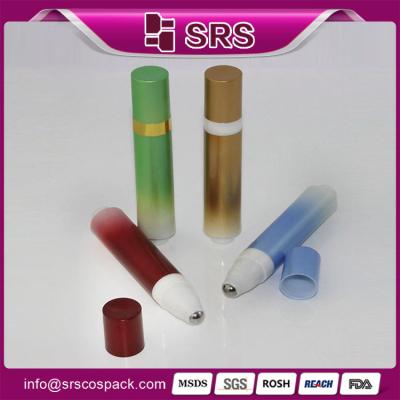 China 1/3oz 10ml empty eye gel bottle eye cream container eye essence packaging with roller ball for sale