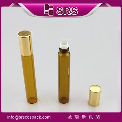 China 10ml glass empty transparent roller bottle for sale