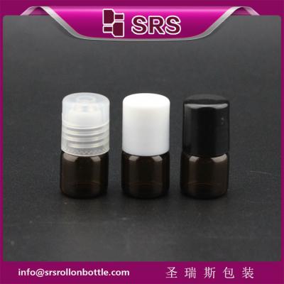 China 1ml glass roll on bottle and glass roller ball bottle for sale
