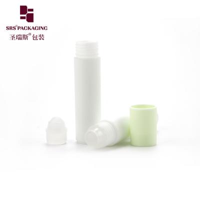 China 10ml Green Cap White Roller Bottle for Essential Oils/Perfumes with Smooth Finish for sale