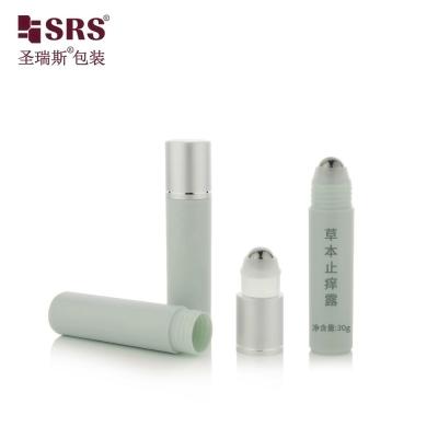 China RPA(S) 30ml Empty Cylinder Shape Roll On Applicator Bottle For Shoulder Massage for sale